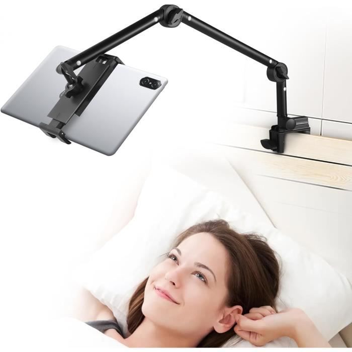 Support Tablette Lit, Support I-Pad Lit,Bras Tablette En Aluminium ...