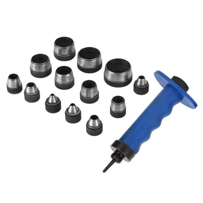 TMISHION outil de poinçonnage de ceinture 14 pièces ensemble de ...