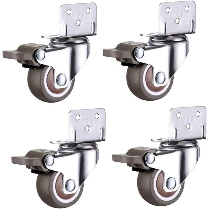 Roulettes Pour Meubles Meuble,Roulettes Pivotantes 4Pcs Meubles ...