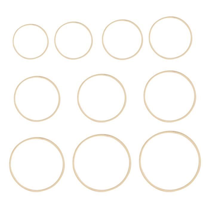 10x Cerceaux de Broderie Macramé Anneau Artisanat Bricolage Attrape ...