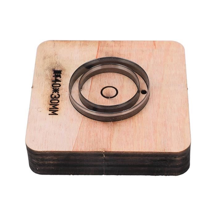 YOSOO matrice de découpe en métal en cuir rond Cuir métal coupe Die ...