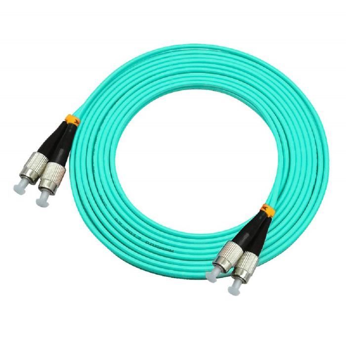 Cdl Micro Câble Fibre Optique Multimode Fc Vers Fc Duplex Om3 10 G 50 ...