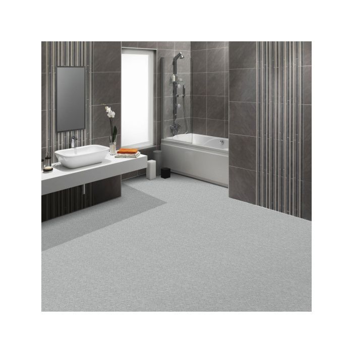 Sol Vinyle Imitation tôle métal Grain de Riz - Rouleau de 3m x 8m ...
