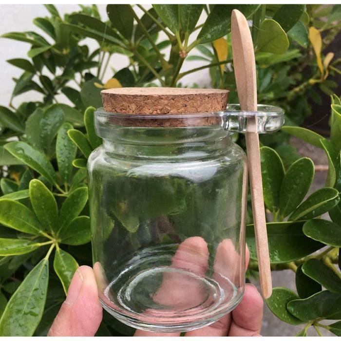 Pot Et Bocau De Conservation - Bain Sel Verre Transparent 250 Ml / 8 ...