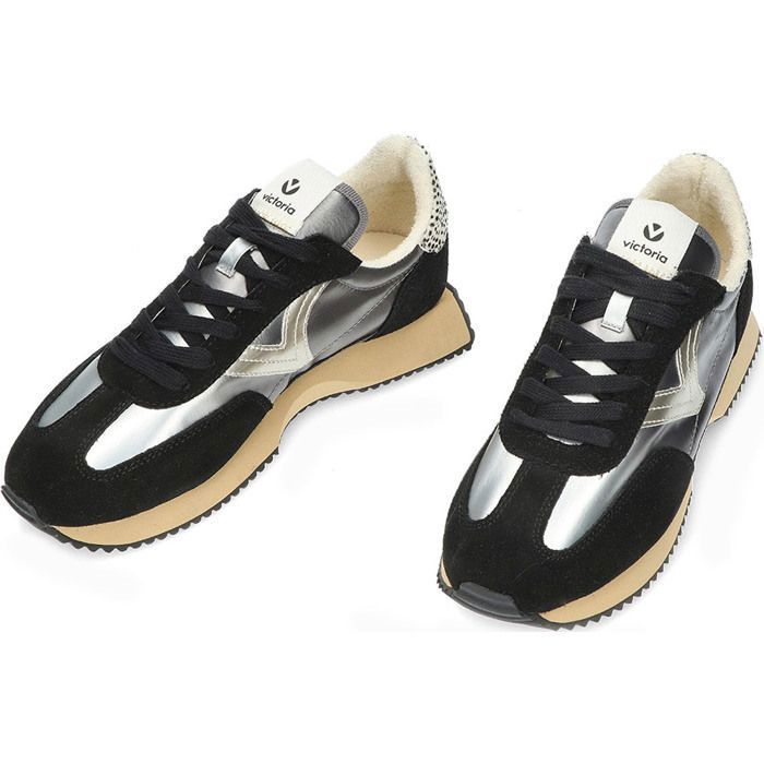 Baskets femme VICTORIA modèle 1134111 Noir - Cdiscount Chaussures