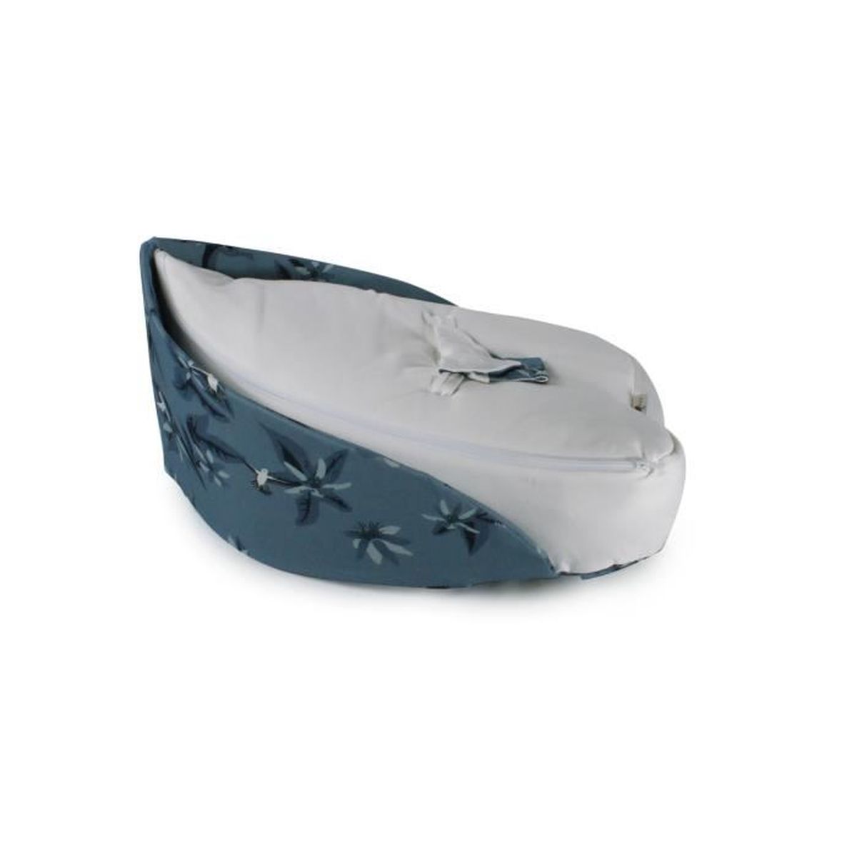 COUSSIN D'ALLAITEMENT - TRANSAT FEUILLE 4 EN 1 Colibris B Ecru- COTON ...