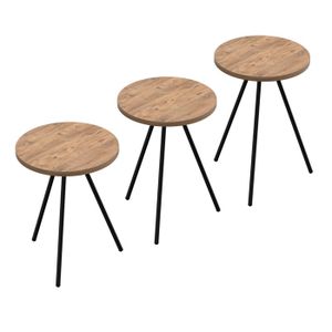 Set de 3 tables d'appoint - Cdiscount