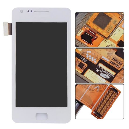Ecran Lcd Vitre Tactile Pour Samsung Galaxy S2 I9100 I9100g I9100p - Blanc - Cdiscount Téléphonie