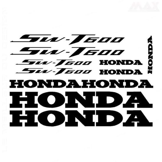 11 stickers SW-T600 – NOIR – sticker HONDA SW T 600 - HON449 ...