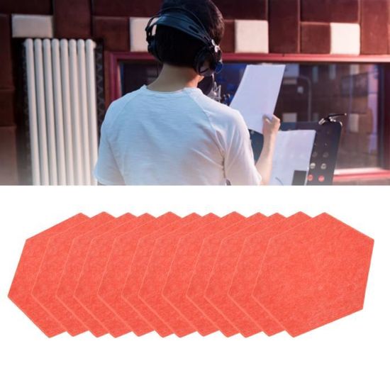 Pack de panneaux d'absorption acoustique 12 pièces panneau d'absorption ...