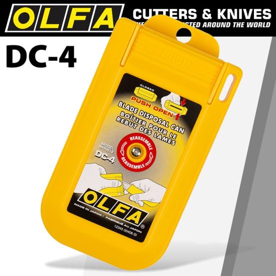 Conteneur de sécurité - Olfa - DC-4 - Plastique - Mixte - Adulte - Cdiscount Bricolage