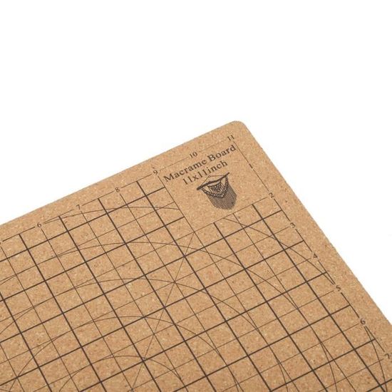Planche à tresser - YOSOO - 30 x 30 cm - Liège - Acier inoxydable ...