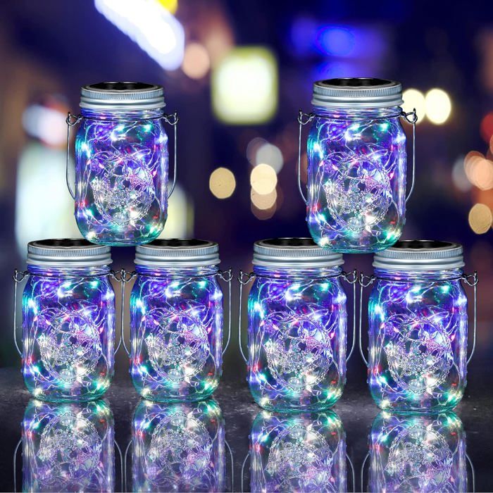 LAMPADAIRE DE JARDIN Exterieur Jardin - 6 Pièces 30 Led Étanche Ip65 ...