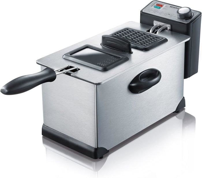 Friteuse 2 000 W, Friteuse Électrique En Inox Dune Capacité De 3 L ...