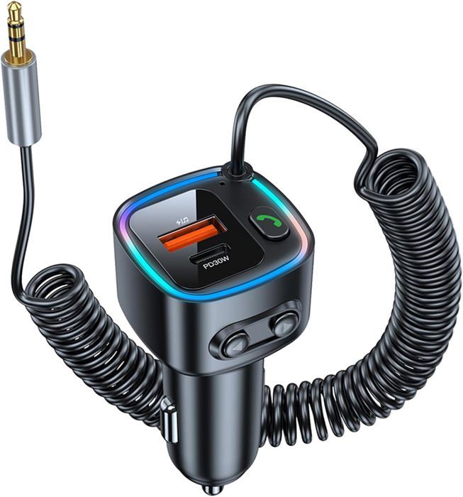 Adaptateur Bluetooth 5.4 Voiture Recepteur Bluetooth Jack Chargeur ...