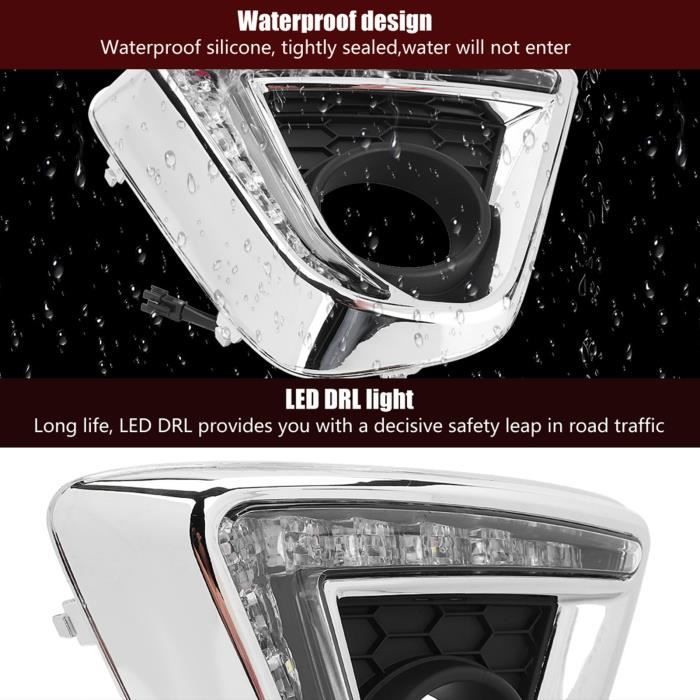 Akozon feux diurnes Left and right daytime running light, 1 pair of DRL ...