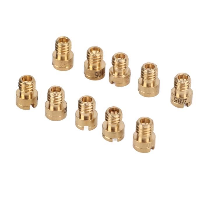 Akozon Carb Main Nozzle, 10pcs Carburetor Main Jets High Strength for ...