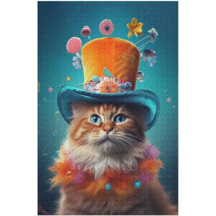 Puzzle Le Chat - 1000 Pièces - Collection D'Art - Qualité Premium ...