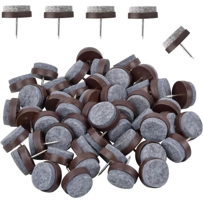 Patin Chaise LEAFS 100 Pièces Patin Meuble - Ø 22 mm Patin Chaise ...