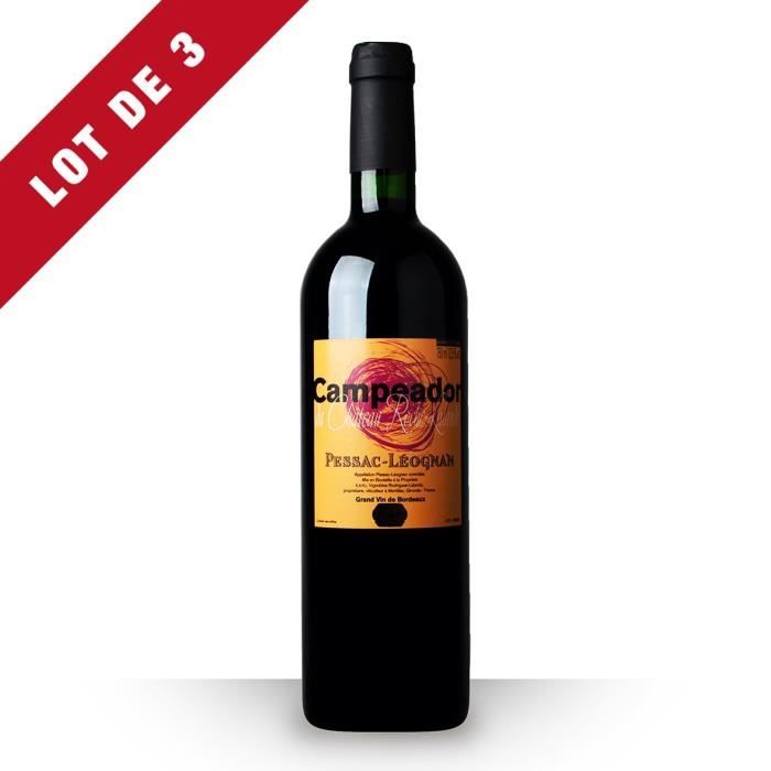 3X Campeador du Château Roche Lalande 2007 Rouge 75cl AOC Pessac ...