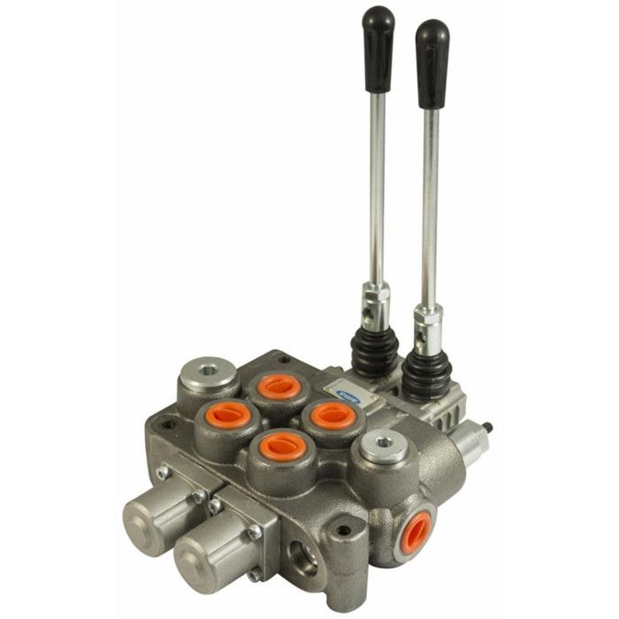 Distributeur hydraulique - H Basic - 2 éléments double effet - Pression ...