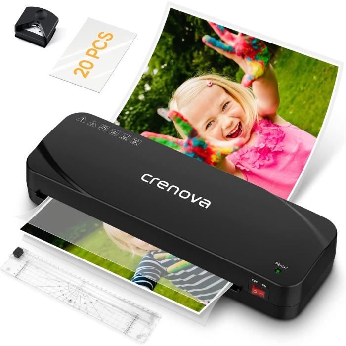 Plastifieuse A4, 4 en 1 Photo Machine à Plastifier Chaud Thermique avec ...