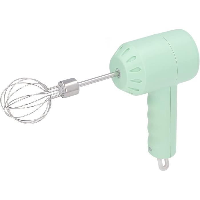 Batteur à Main électrique à Piles, Mini Batteur électrique Vert à 3 ...