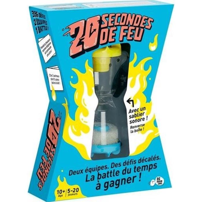 Jeu de société - 20 Secondes de Feu - Défis faciles et marrants pour ...