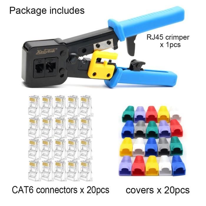 Pince outil,pince à sertir rj45, outils réseau, pince rj12 cat5 cat6 rj ...