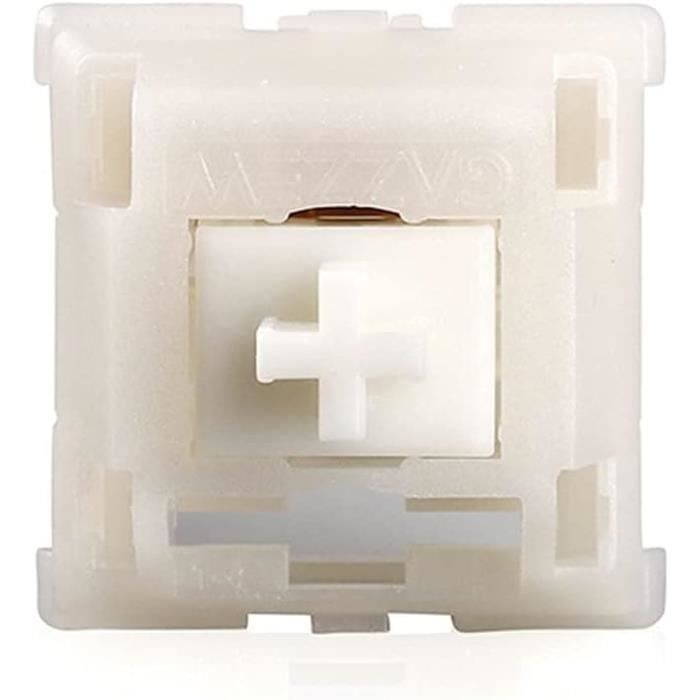 Gazzew Boba U4 Switch, Silent Tactile 5Pin 62G 68G Keyswitch Avec Blanc ...