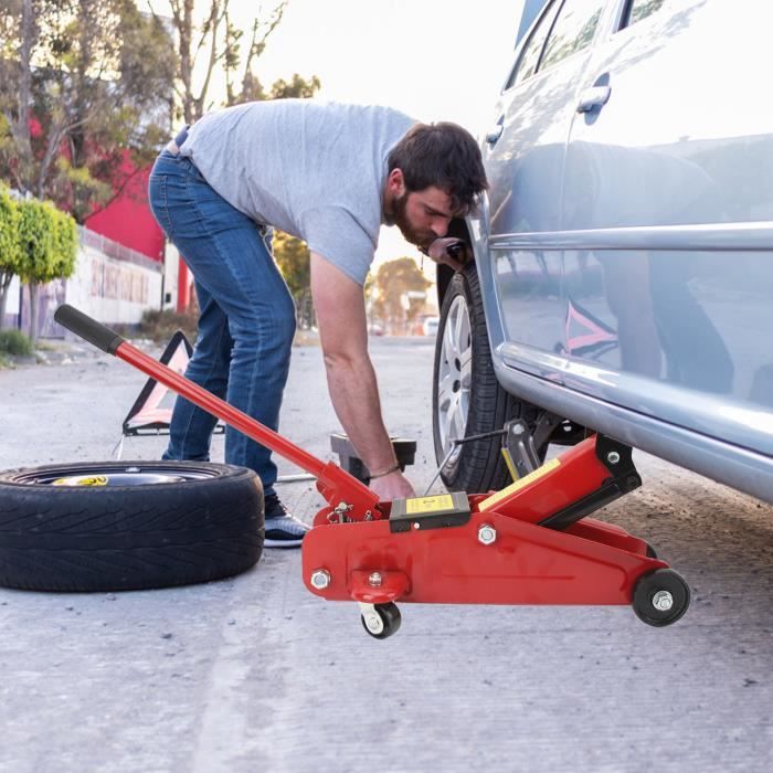 Dilwe cric hydraulique de 2 tonnes Service de Chariot Hydraulique 2 ...