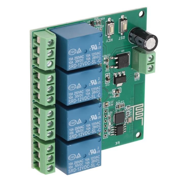 EJ.life module relais WiFi Module de relais 4 canaux ESP8266 puce WiFi ... EJ.life module relais WiFi Module de relais 4 canaux ESP8266 puce WiFi ...