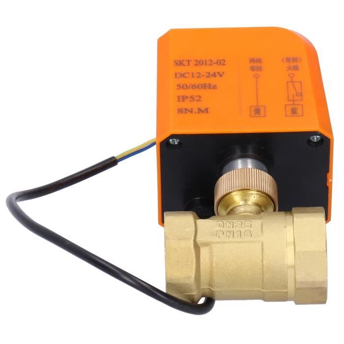 Mothiness Vanne à bille à 2 fils Vanne à Bille Électrique à 2 Voies Équipement Mécanique ...