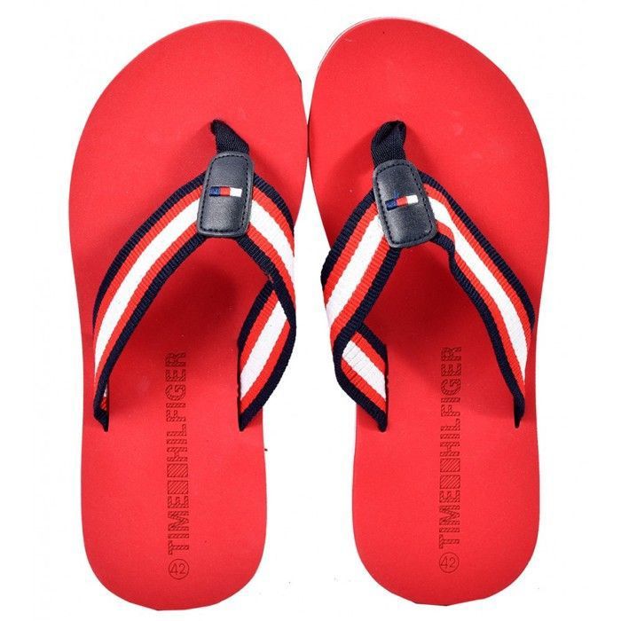 Tongs Homme - Ozabi - J207 Rouge - Confortables et résistantes à l'eau ...