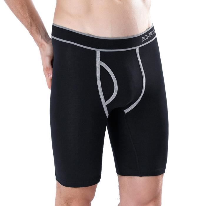Boxer-shorty,BONITOS-Boxer à jambes longues pour hommes,sous-vêtements ...