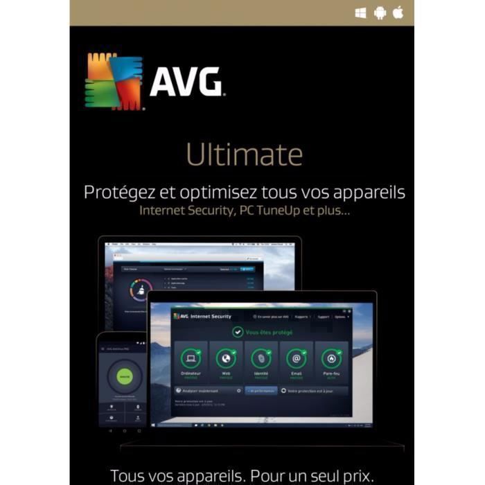 Antivirus - MYSOFT - AVG Ultimate 2025 - 10 Appareils - 1 An ...