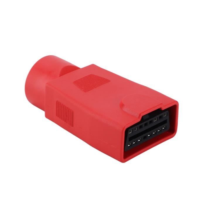 Omabeta Prise mâle OBD2 Connecteur de Diagnostic OBD2 17 Broches Prise ...