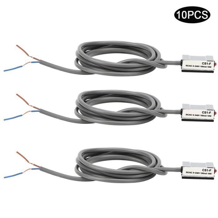 Interrupteur magnétique CS1-F 10W Reed cylindre électronique ...