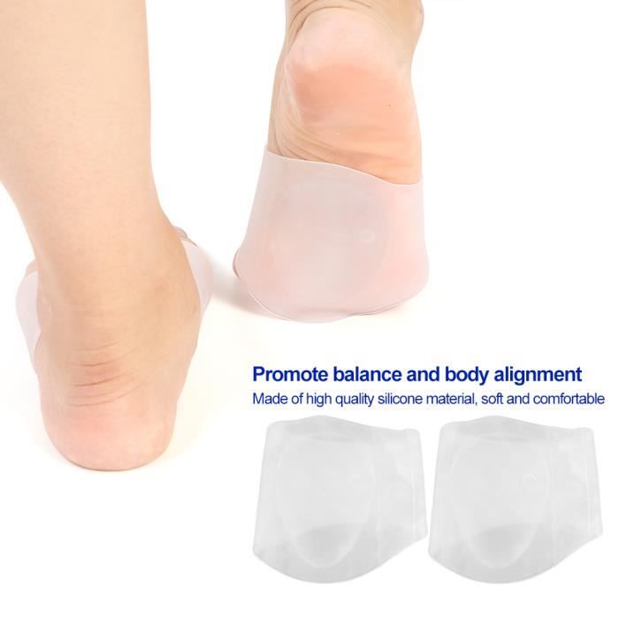 Pwshymi Semelles orthopédiques Orthèses en Silicone pour pieds, coussin ...