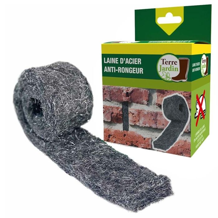 Répulsif naturel contre les rongeurs - TERRE JARDIN - Laine d'acier ...