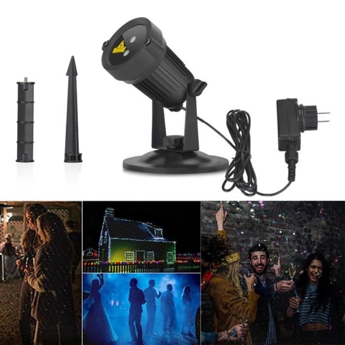 Projecteur LED Blinblin San III 5W Dynamique Rouge + Vert Laser Mini ...
