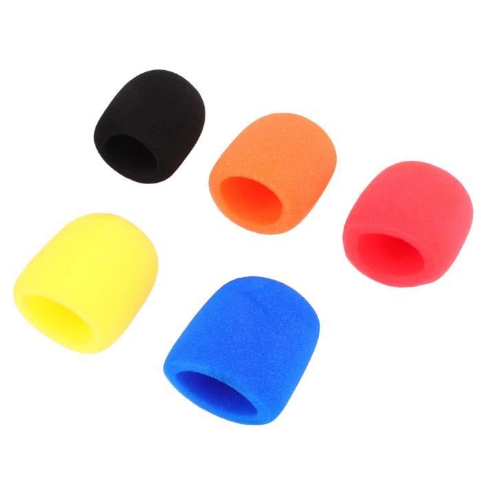 Milleplus-Housse en mousse pour micro Pare-brise de Microphone 5PCS ...