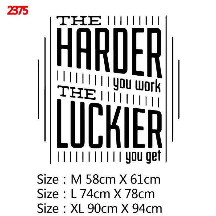 STICKERS,2375-Size L--Motivationnel grand bureau citations Phrase ...