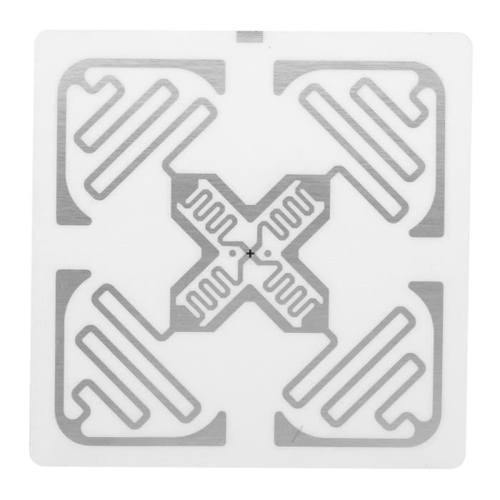 Zerone Adhésif RFID 100pcs Étiquettes RFID UHF Étiquette d ...