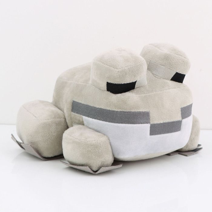 Minecraft Jeu Bloc Grenouille En Peluche Gris Jouets En Peluche Cadeaux ...