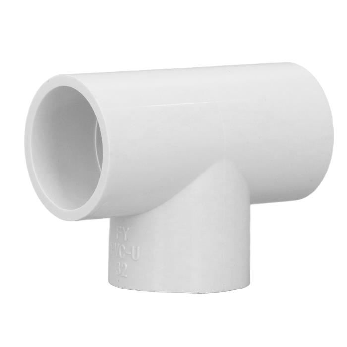 Raccord en T PVC DIOCHE - 12 pièces - Résistant à la corrosion - Pour distribution d'eau ...