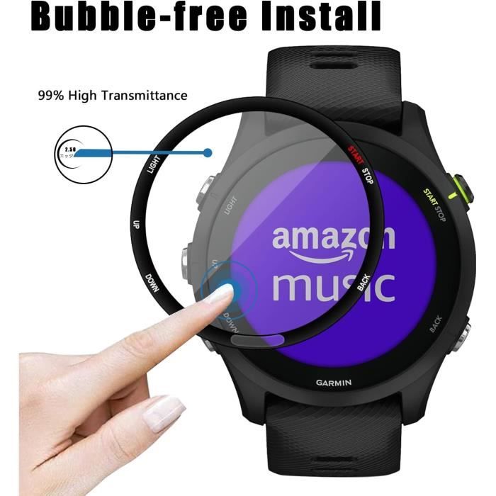 3 Pièces Protection Pour Garmin Forerunner 255-255 Music Protection ...