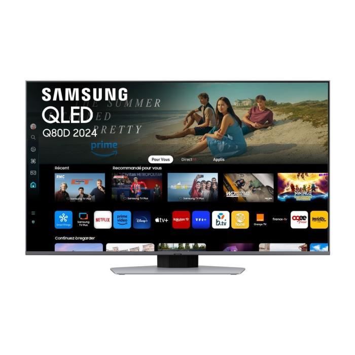 Samsung 50Q80D - TV QLED 50" (127 cm) - 4K UHD 3840x2160 - HDR+ - Smart ...