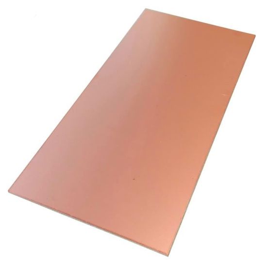 Aerzetix: C40707 Plaque planche feuille en cuivre pour circuit imprimé ...