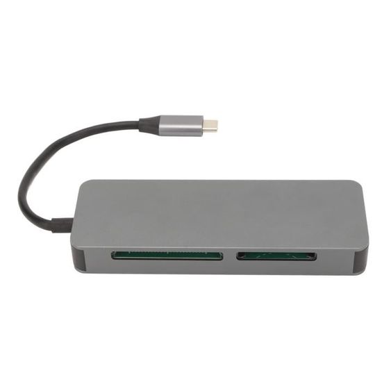 Concentrateur Hub 8 en 1 USB C vers 2 USB3.0 / XQD / MS / CF / USB C ...
